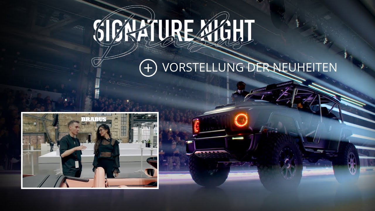 BRABUS Signature Night 2024 I Hightlights und Vorstellung der Neuheiten ...