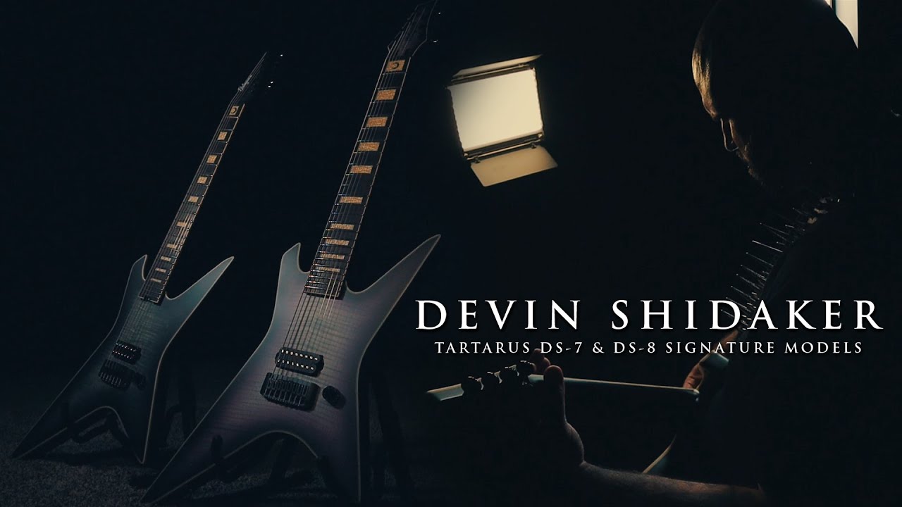 Devin Shidaker - Tartarus DS-7 & DS-8 Signature Guitars - YouTube