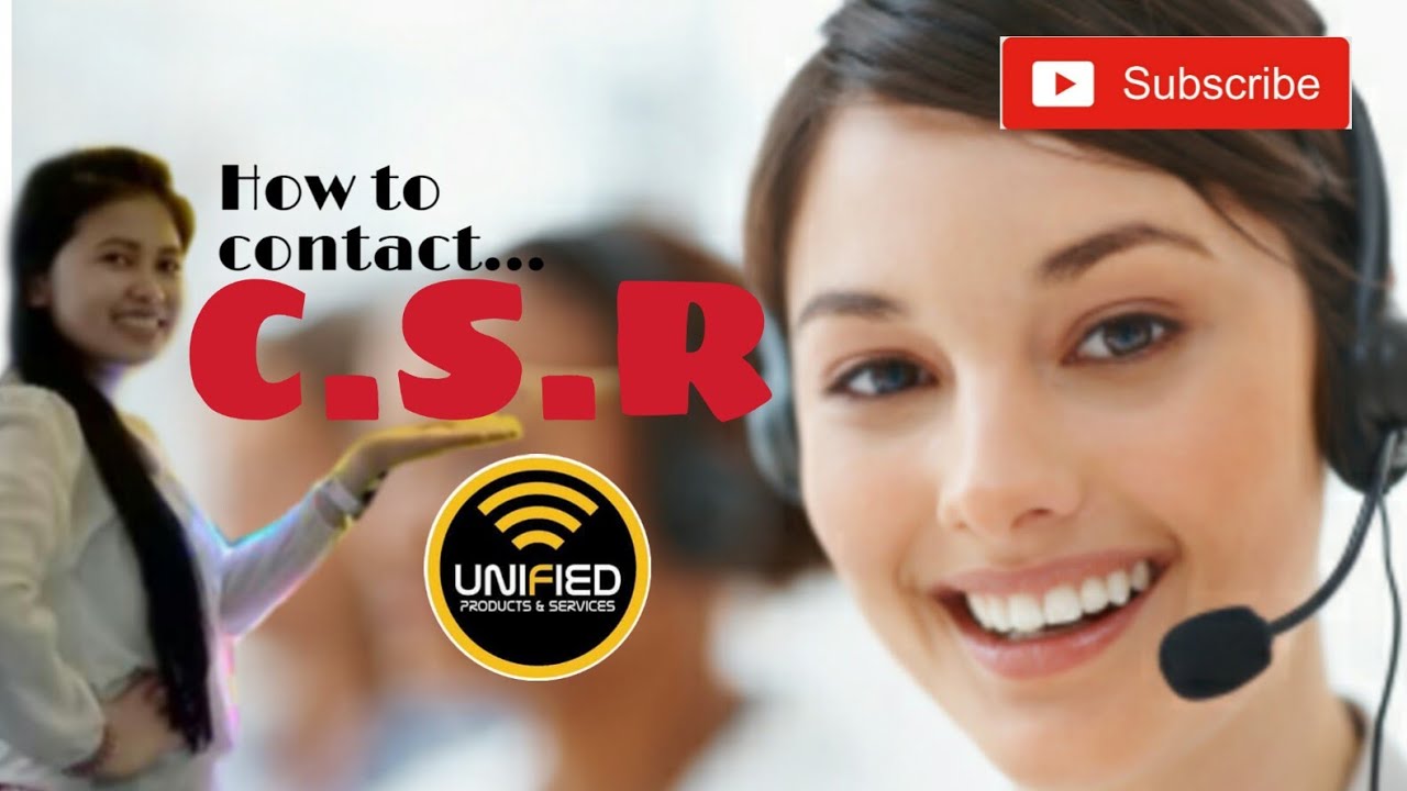 How to Contact Csr Thru MOBILE APP! - YouTube