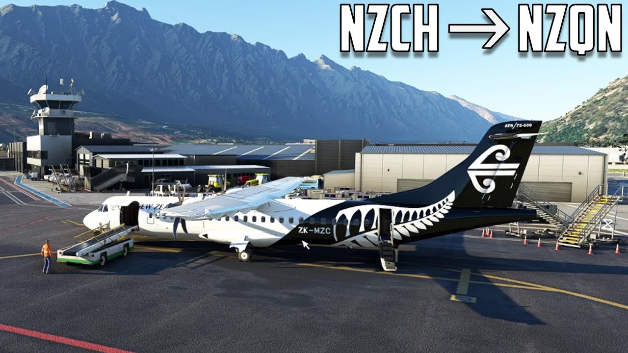 ️ NZCH NZQN ️ ANZ ATR into Queenstown! 👑🥝 - YouTube