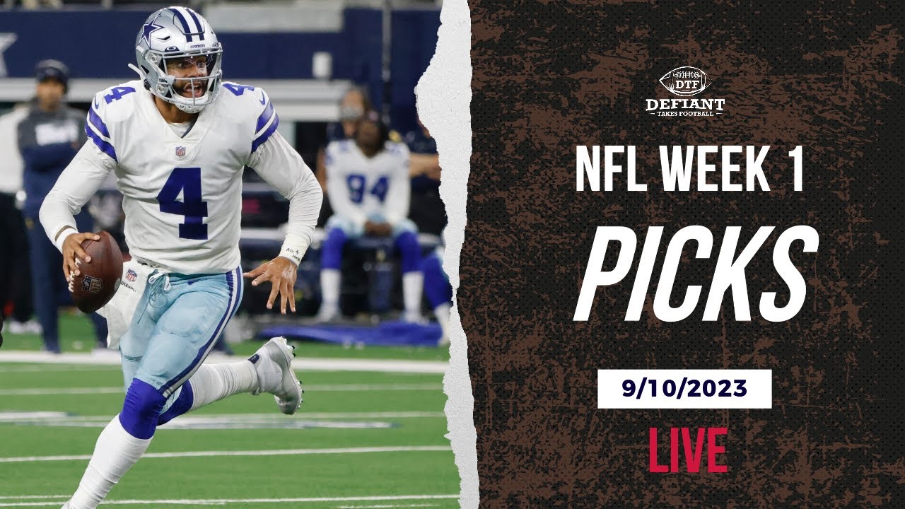 NFL Week 1 Pick'Em!! - YouTube