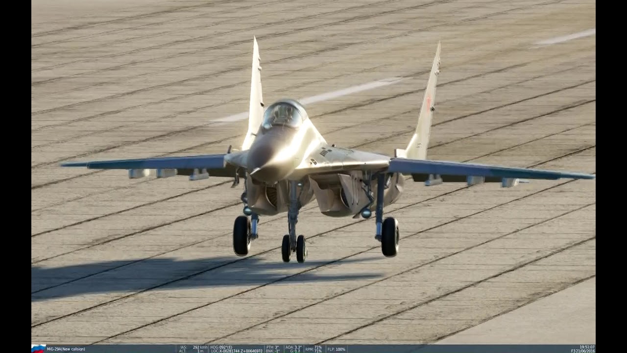 MiG 29 landing - YouTube
