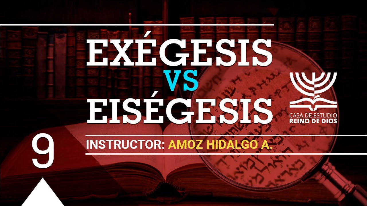 EVSE9 Exégeta o Eiségeta - YouTube