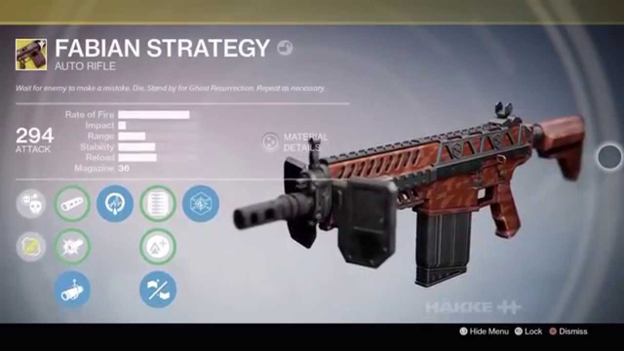 Destiny FABIAN STRATEGY (Titan special Exotic Auto rifle) - YouTube