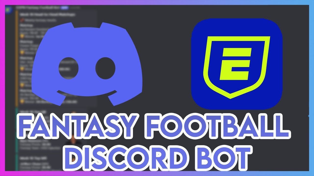 ESPN Fantasy Football Discord Bot - YouTube