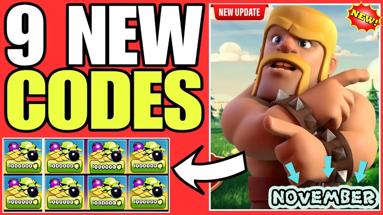 🌟SURPRISE🆕CODES‼️ CLASH OF CLANS REDEEM CODES NOVEMBER 2025 || CLASH OF ...