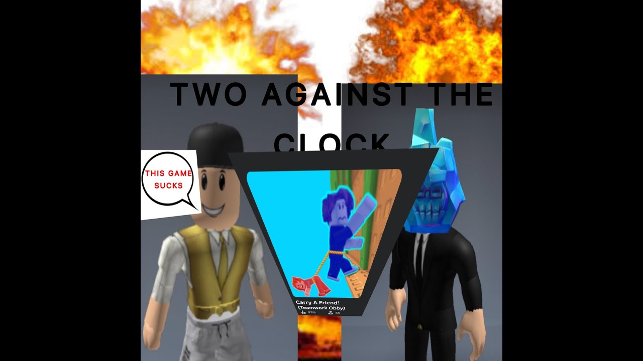 Two Against the clock plays carry a friend teamwork obby - YouTube