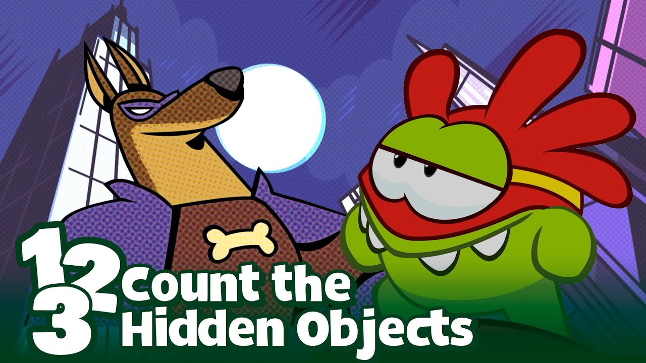 Count the Hidden Object! Om Nom can help ⭐️ - YouTube