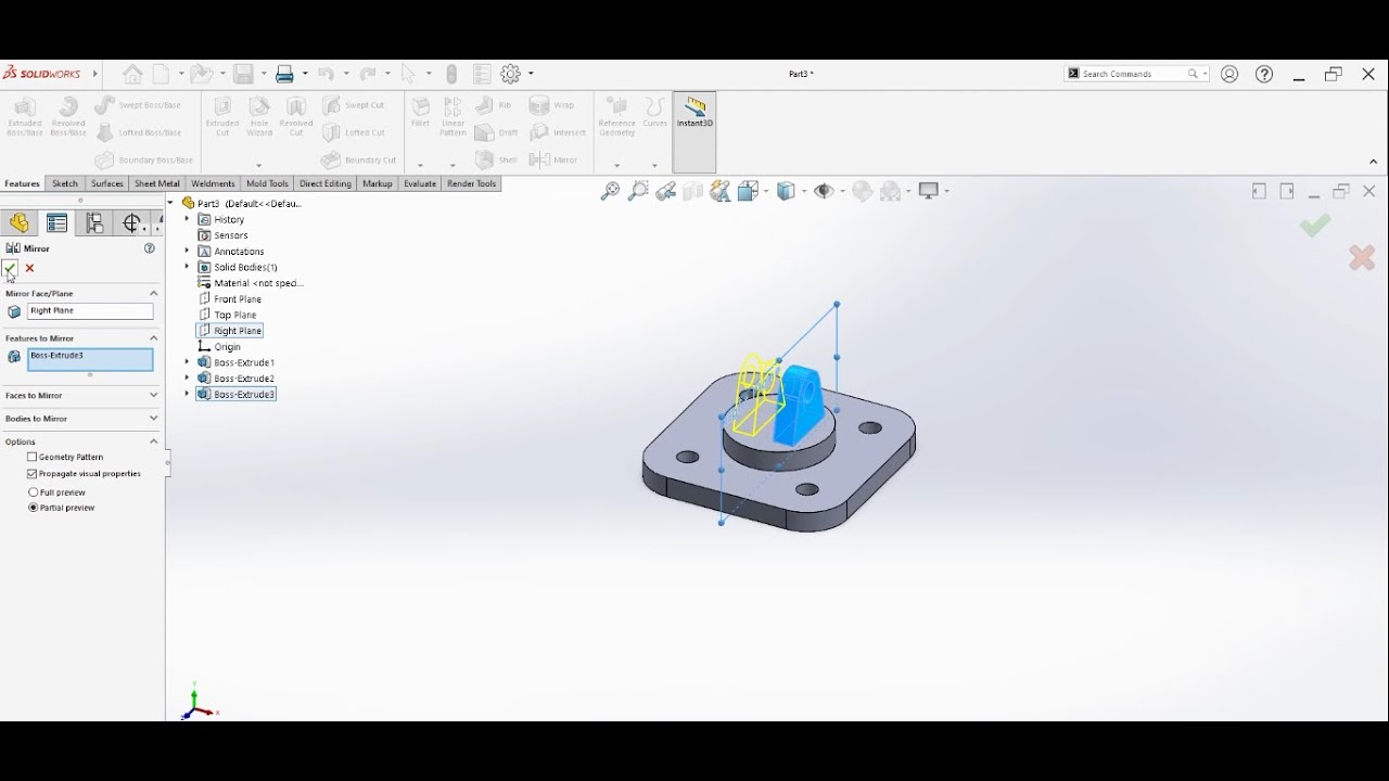 Solidworks Tutorial for beginners Exercise 38 - YouTube