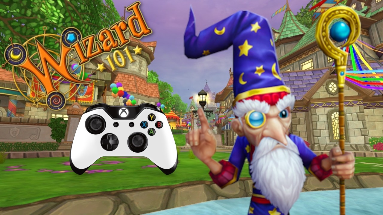 Playing Wizard101 on Console - YouTube