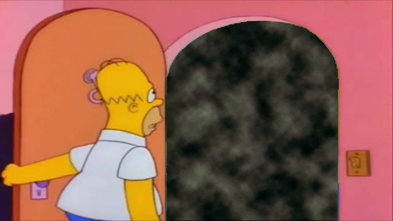 Homer Simpson Open Door has Exetior Monster Sonic.EXE - YouTube