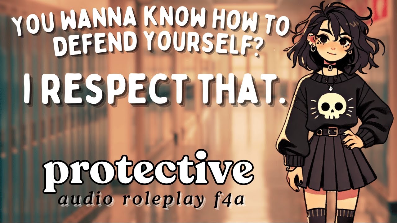 ASMR Role Play Delinquent Girl Protects You from Bullies [protective ...