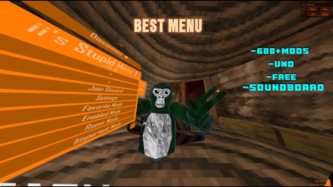 IS THIS THE BEST FREE MENU (gorilla tag modding) - YouTube