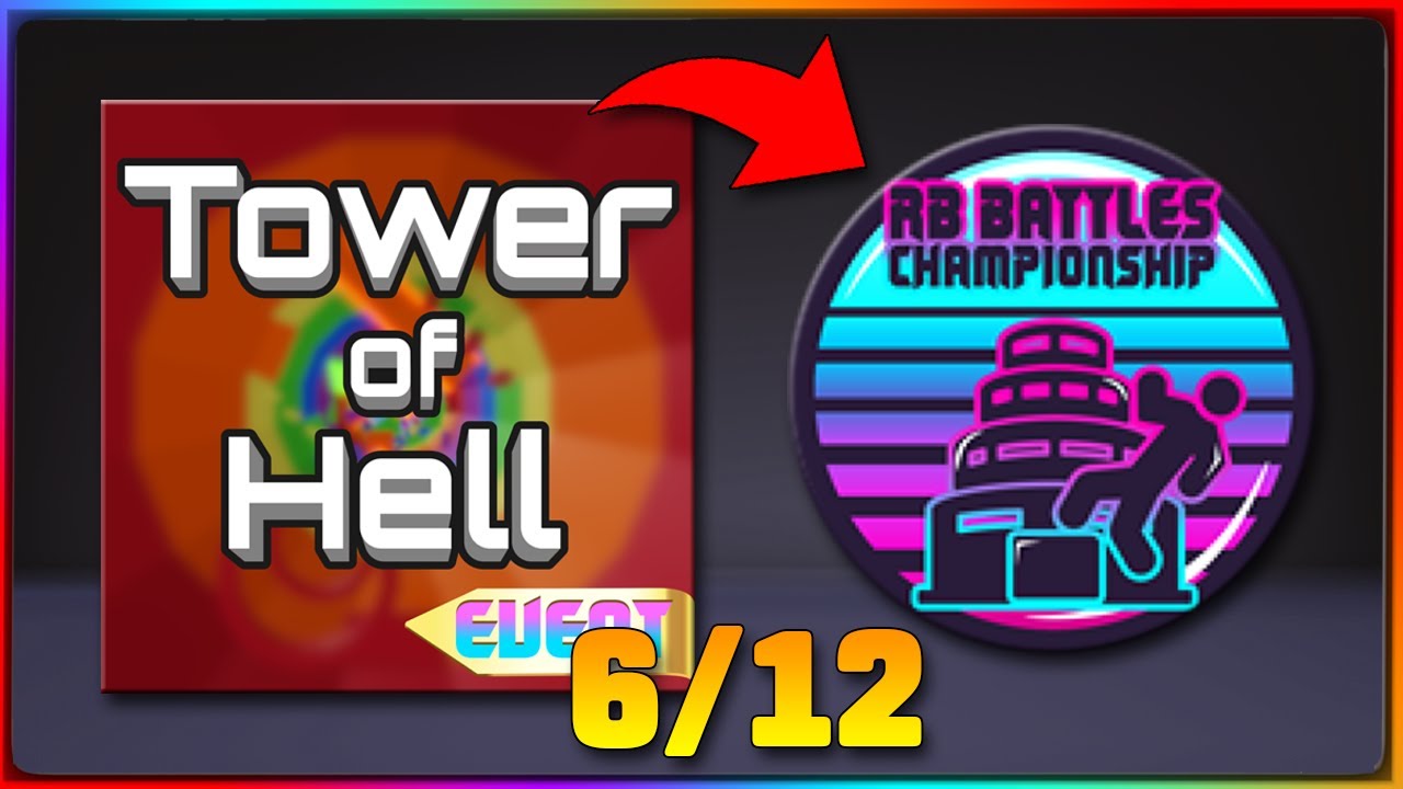6/12 COMO GANHAR O EMBLEMA Tower of Hell RB Battles 3 no Roblox - YouTube