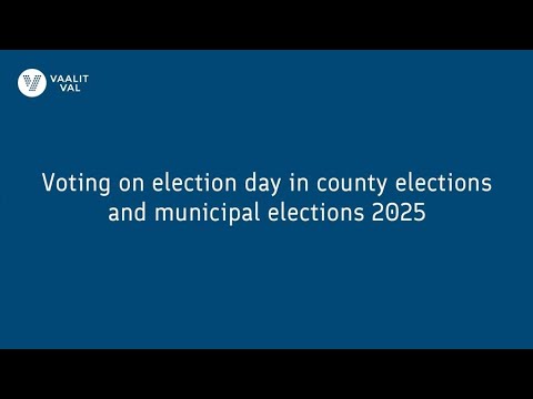 An example of voting on election day in county and municipal elections ...