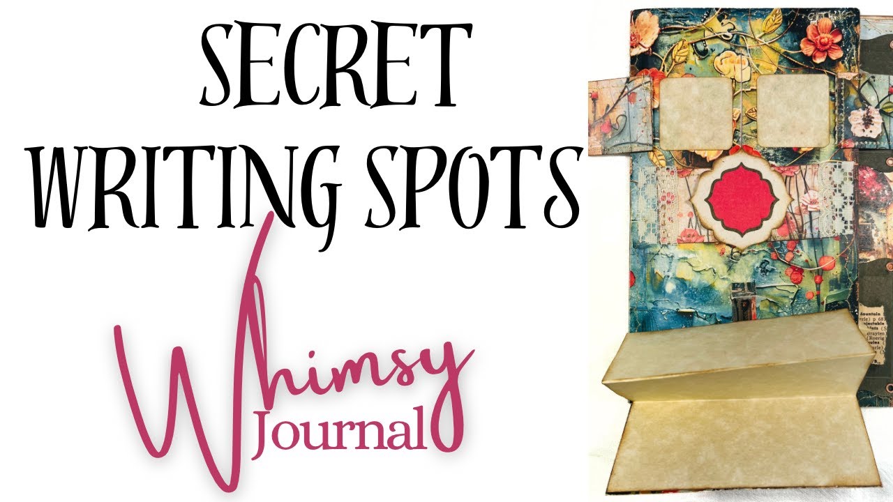Fun Slider Reveals Secret Writing Space! - Whimsy Journal - YouTube