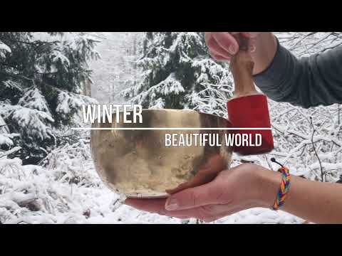Winter Ambience - Snow Winter Video + Calming  Music for Relaxation, Stress Relief and Meditation