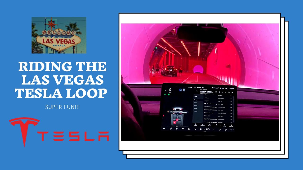 Riding the Underground Las Vegas Tesla Loop!!! - YouTube