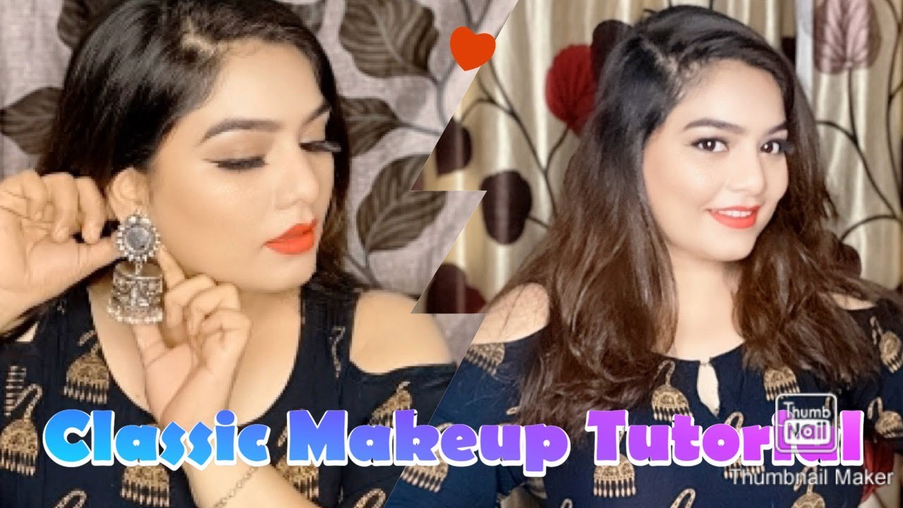 How To Get Classic Makeup Look Tutorial!!! - YouTube