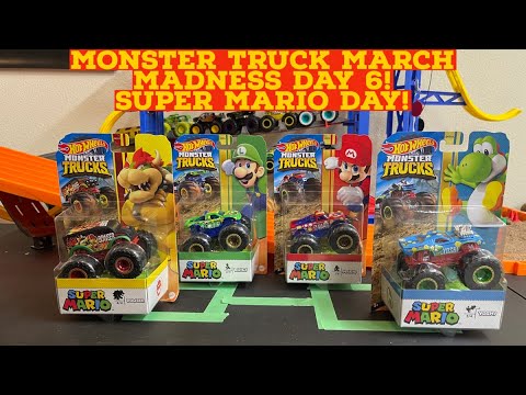 MONSTER TRUCK MARCH MADNESS - DAY 6! SUPER MARIO DAY! - YouTube