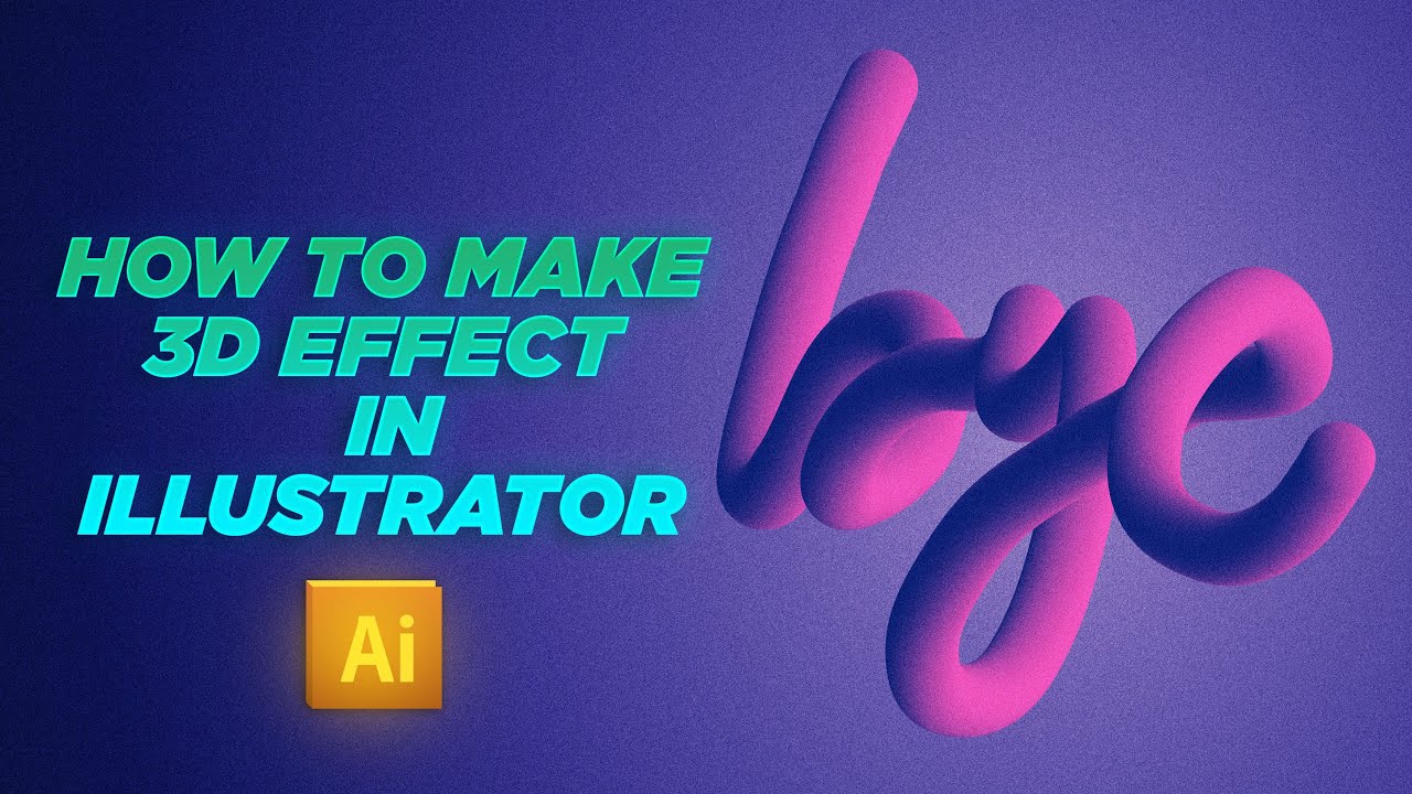 Tutorial How To Make 3D Effect In Adobe Illustrator Cs5 YouTube tutorial-how-to-make-3d-effect-in-adobe-illustrator-cs5-youtube