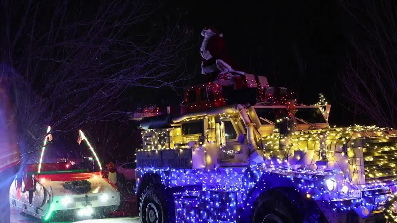 VIDEO: Local first responders team up with Santa to show support for ...