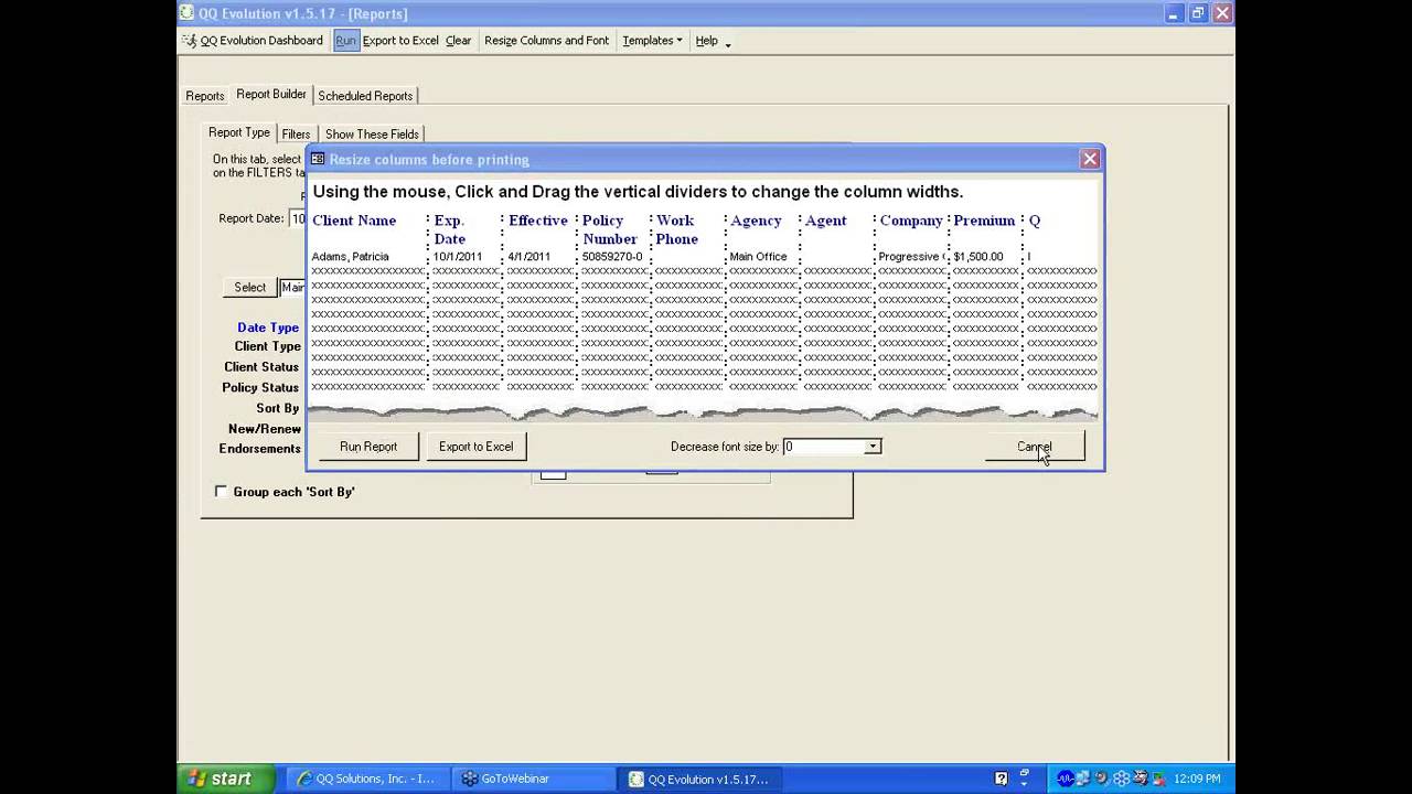 QQEvolution - Create and Edit Reports - YouTube