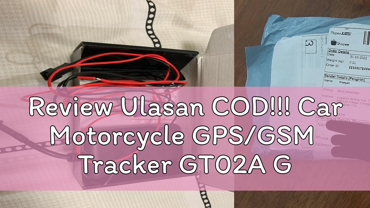 Review Ulasan COD!!! Car Motorcycle GPS/GSM Tracker GT02A Google Link ...