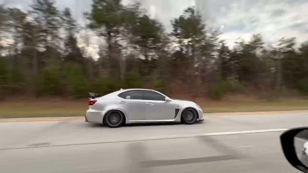 Lexus IS-F PPE Headers & X-Force Exhaust Highway Pull - YouTube