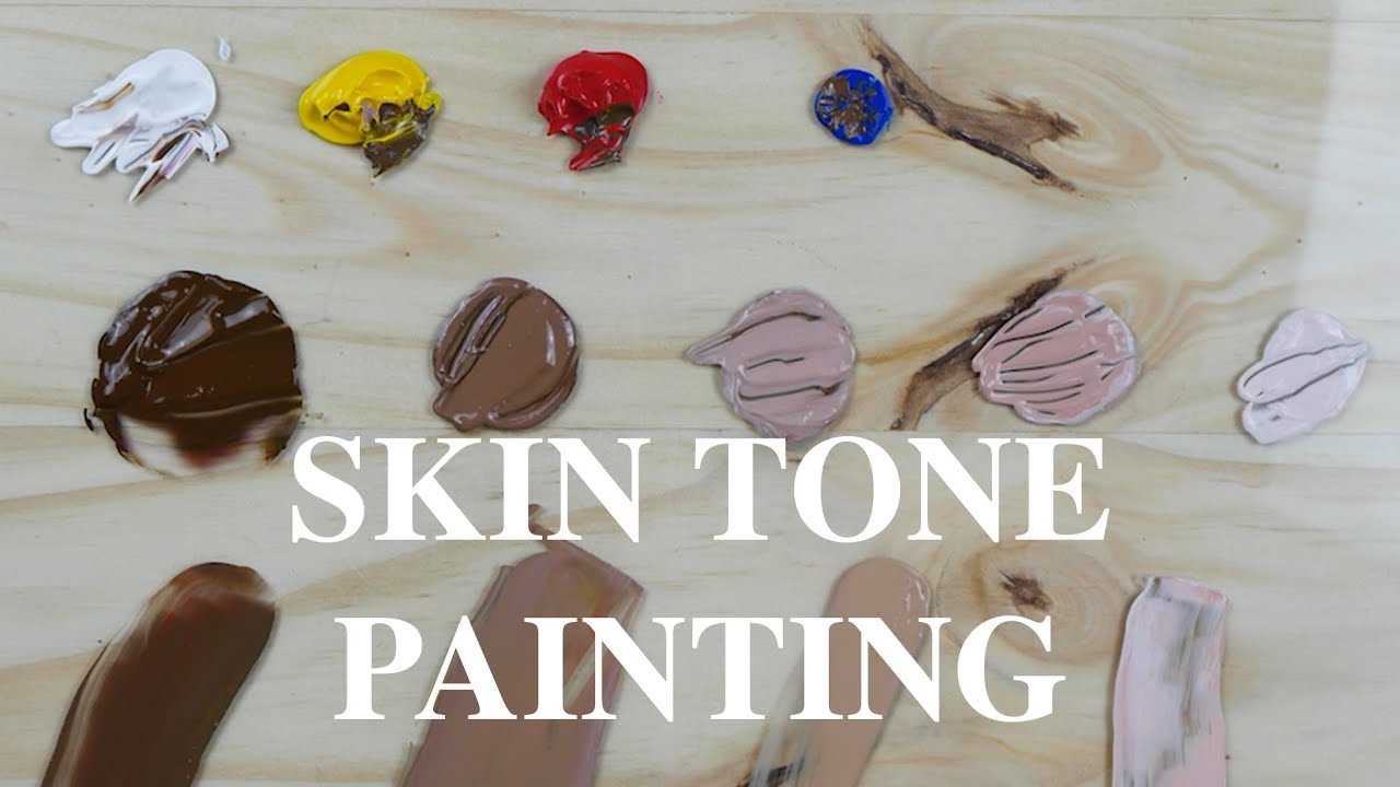 EASY and REALISTIC SKIN TONE PAINTING - PAINTING SKIN COLOR WITH ...