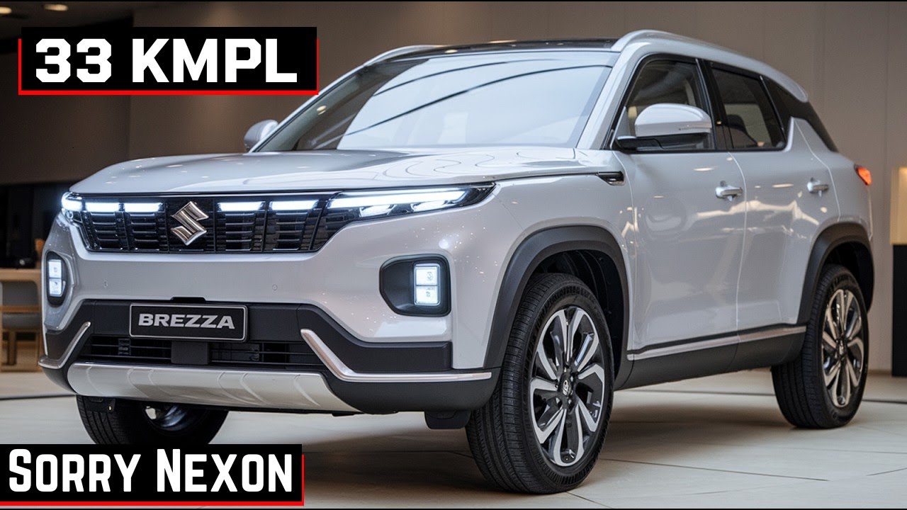 Nexon और Sonet का खेल ख़त्म? 2025 Maruti Brezza Launch: ADAS, Panoramic ...