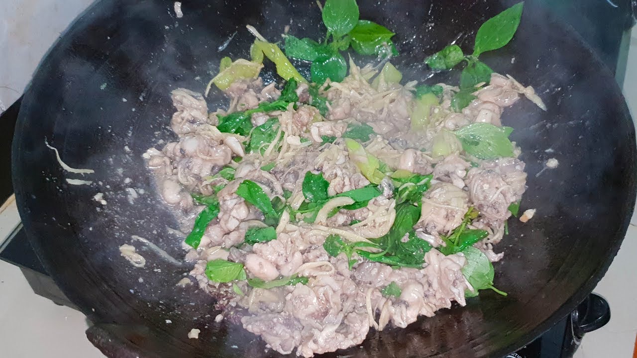 Making Fried Frogs With Ginger - Very Delicious Recipe - YouTube