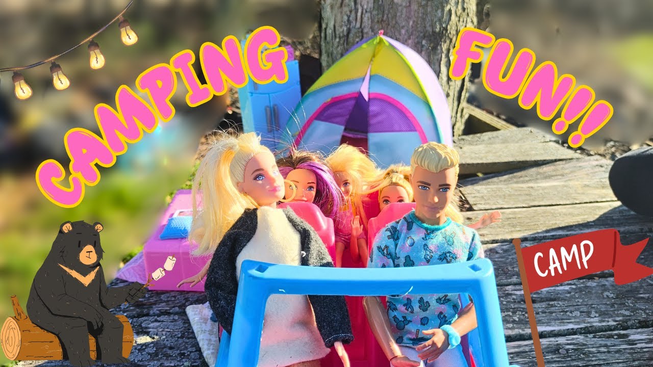 Barbie's Camping Routine: Adventure Under the Stars! - YouTube
