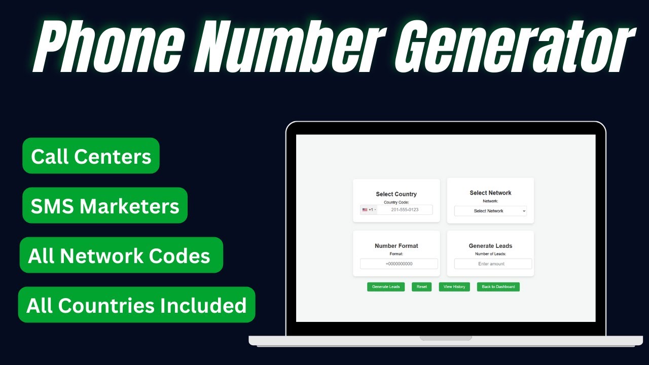 Leads Generator For Call Centers & SMS Marketing | Phone Number ...