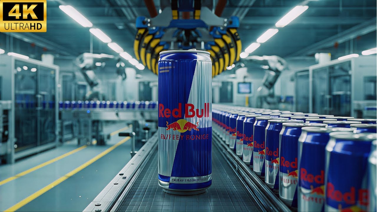 Inside the Energy Drink Factory: From Raw Ingredients to Red Bull Cans ...