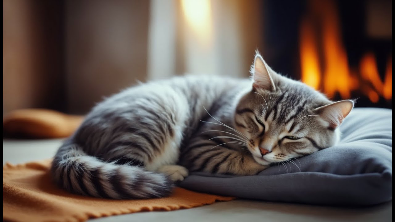 Peaceful Cat Music to Reduce Stress and Anxiety – Calming Background ...