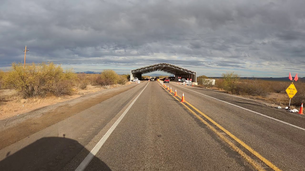 Leaving Inland U.S. Border Patrol Immigration Checkpoint behind on ...