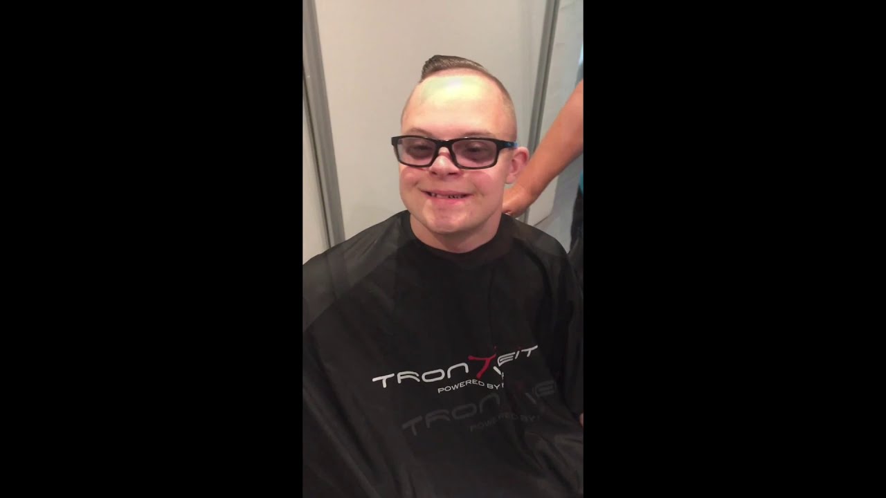 Haircut for Vincent / Down Syndrome - YouTube