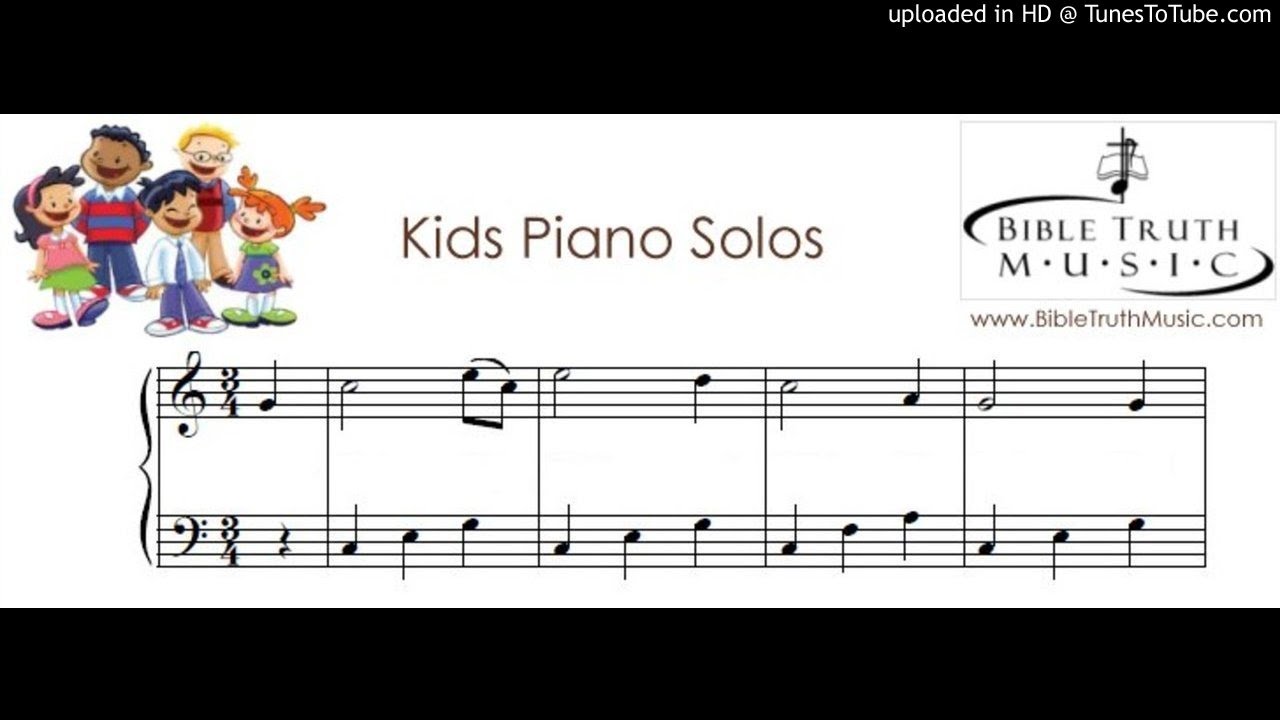 Amazing Grace Kids Piano Solo - YouTube