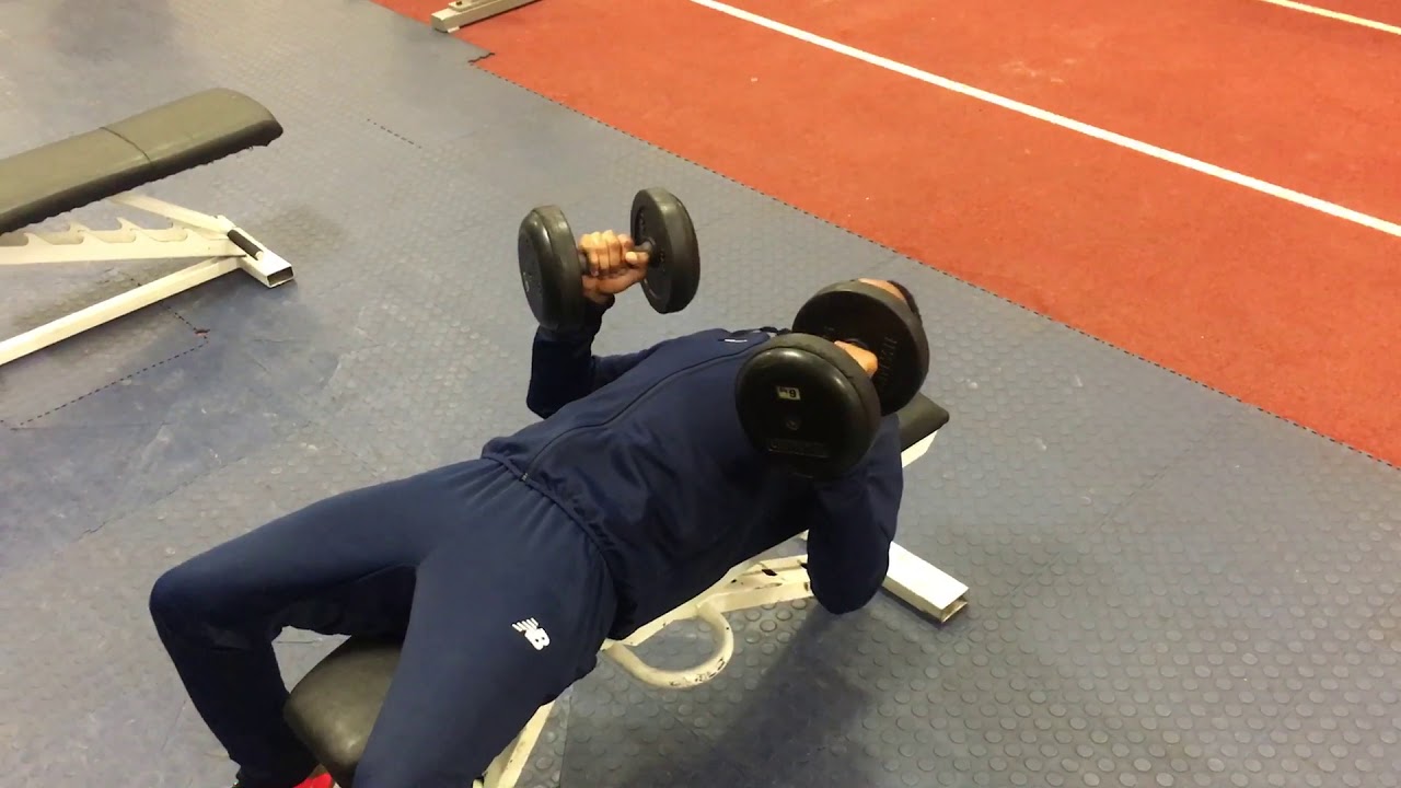 DB Bench Press Isometric Holds - YouTube