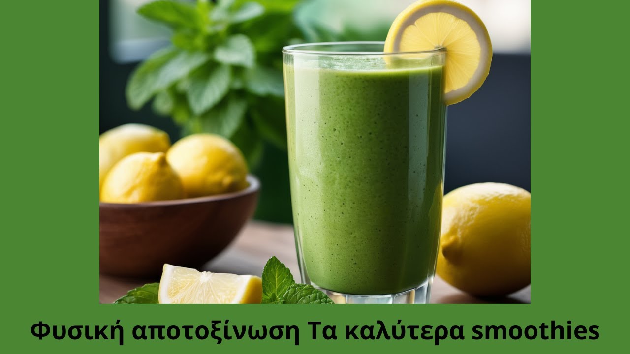 Φυσική αποτοξίνωση Τα καλύτερα smoothies για να καθαρίσετε το σώμα σας ...