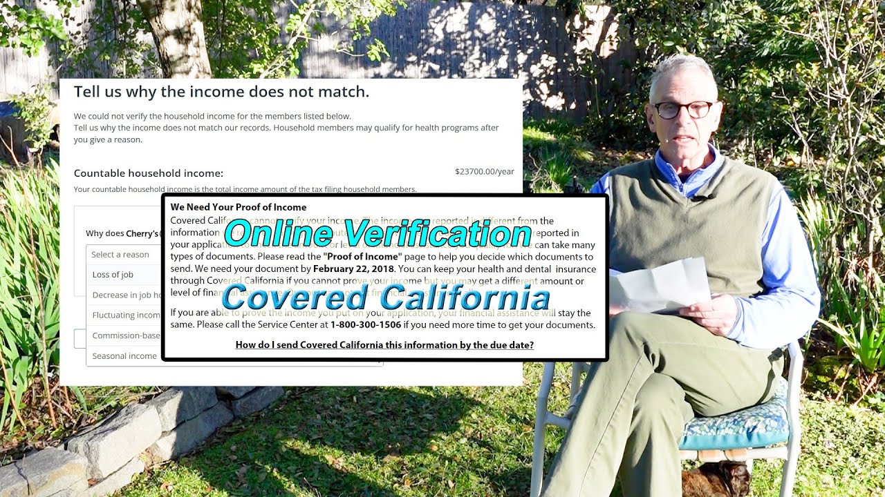 Covered California Online Income Verification - YouTube