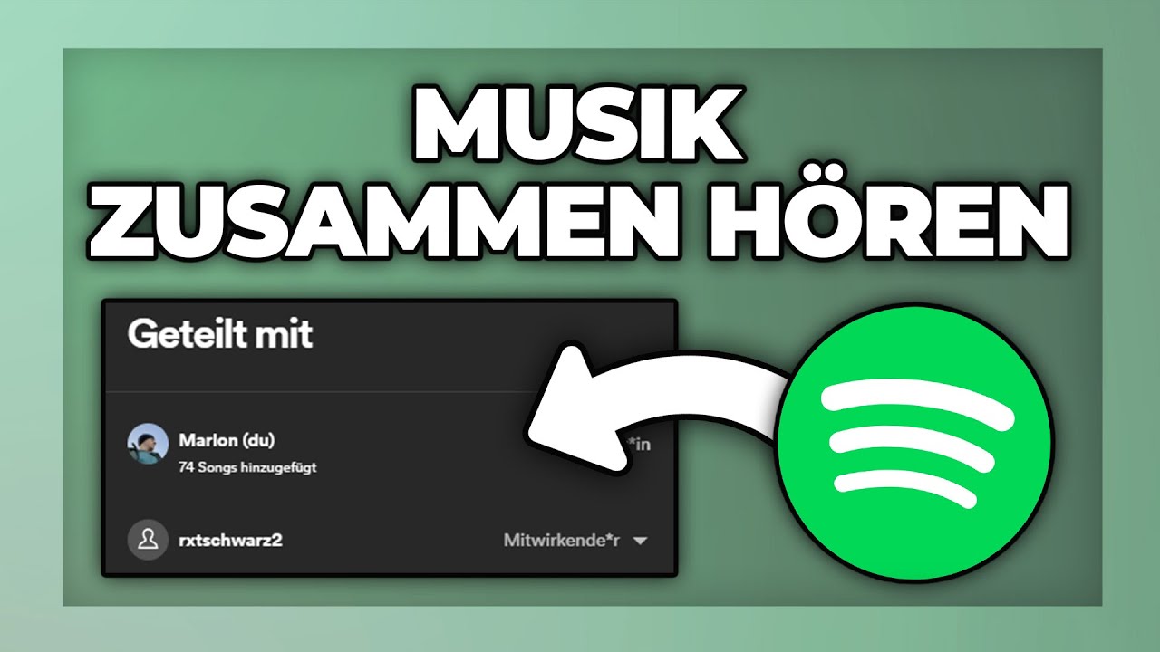 Spotify Musik zusammen hören / gleichzeitig hören - Tutorial - YouTube