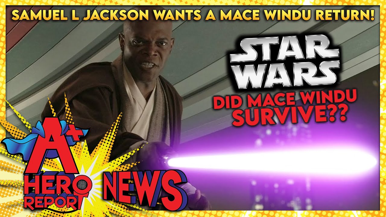 MACE WINDU SURVIVED! Or Did He? | Samuel L Jackson Campaigns for Mace ...