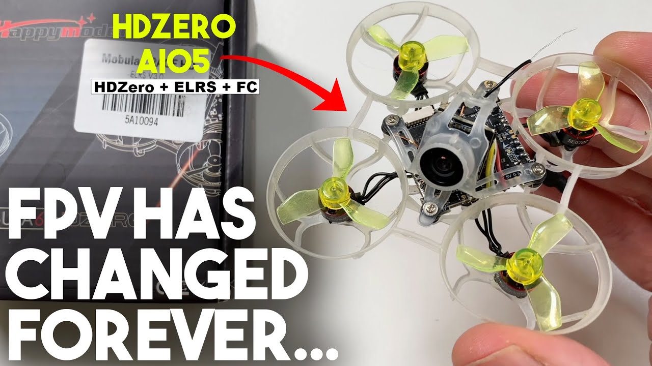 THIS WILL CHANGE FPV FOREVER!!! HDZERO AIO5 - YouTube