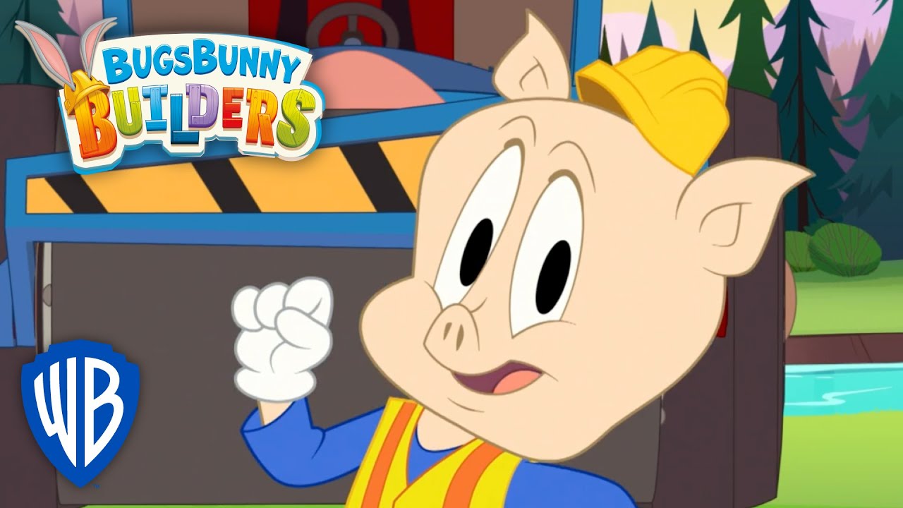 Bugs Bunny Builders | Building with Porky | Compilation | @wbkids - YouTube
