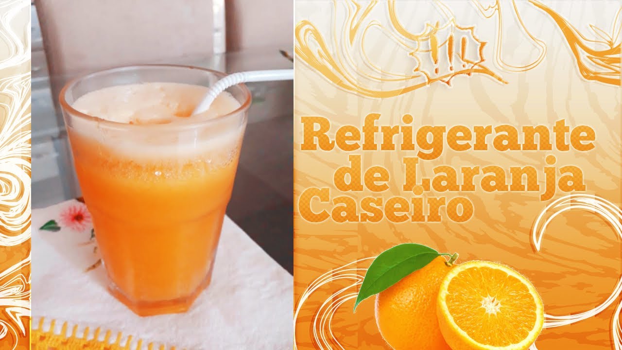 Refrigerante Caseiro de Laranja Homemade Orange Soda #fantacaseira ...