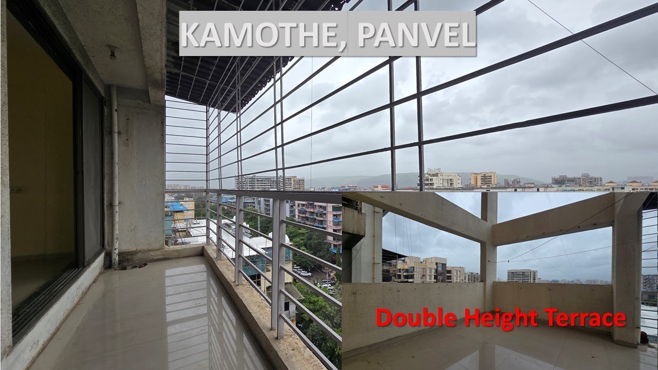 SPACIOUS 2 BHK WITH DOUBLE HEIGHT TERRACE FLAT IN KAMOTHE, PANVEL, NAVI ...
