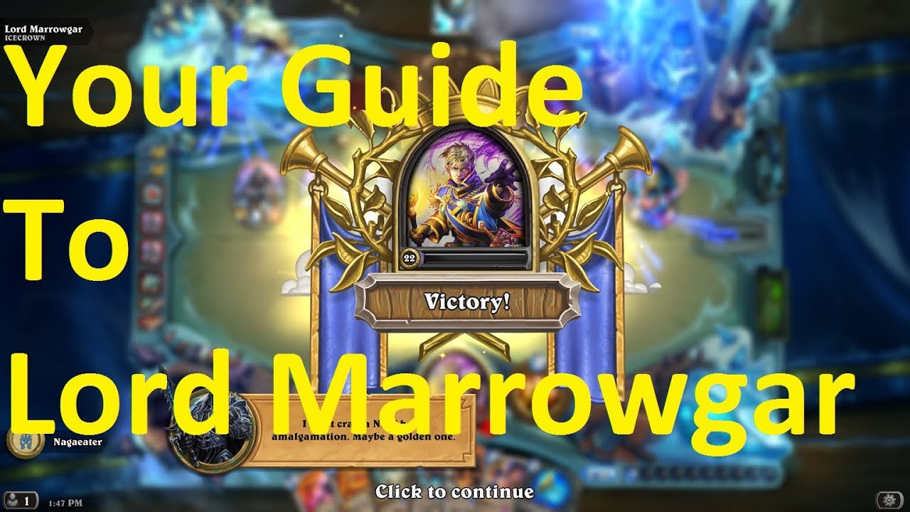 How to Beat Lord Marrowgar | Hearthstone | Easy Priest Deck - YouTube