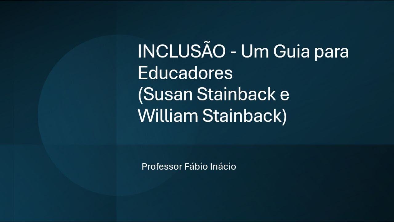 Inclusão - Um Guia para Educadores -Susan Stainback e William Stainback ...